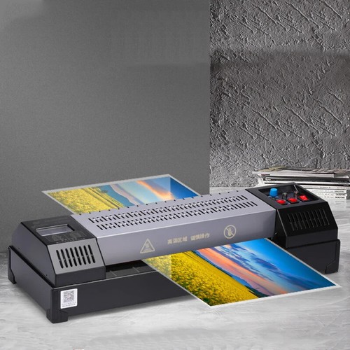 YG-320 Professional Office Laminator A3/A4 Hot Mounting Cold Laminating ...