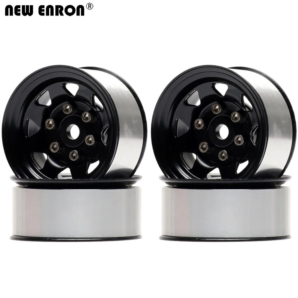 1.55 46mm Wheels Rim Alloy for RC Car SCX10 90069 D90 TF2 CC01 LC70 ...