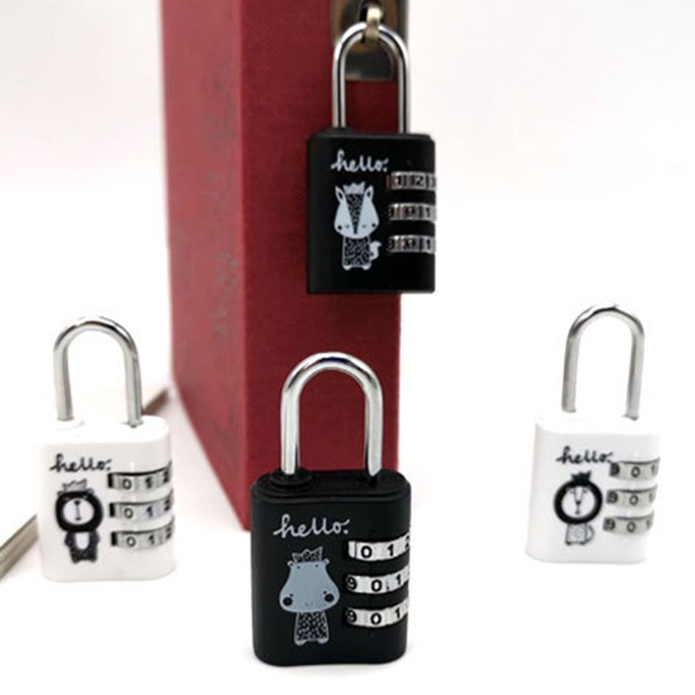 Zinc alloy Dormitory Cabinet Lock Anti-theft Backpack Zipper Lock Home ...