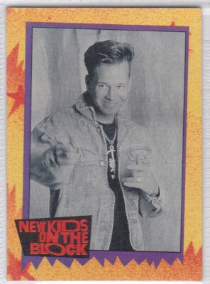 MM) 1989 Big Step Production Trading Card New Kids On The Block #42 ...