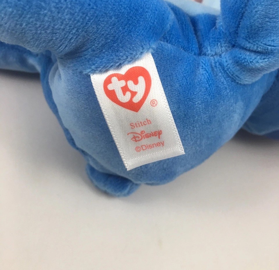 Ty Beanie Baby - STITCH (Disney's Lilo & Stitch) Soft Plushy Version ...