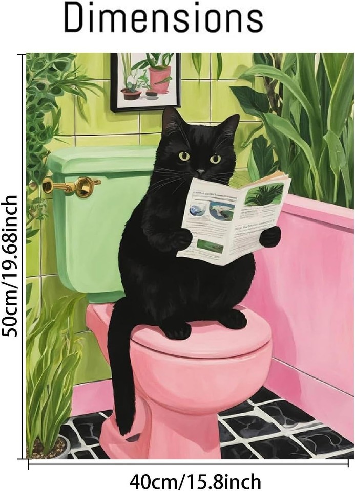 Paint by Numbers Kit for Adults Beginner, Black Cat Adult Paint by ...