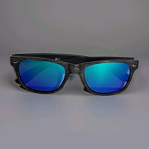 Shady Rays Sunglasses Dark Gray Woodgrain Frames Only Scratched Lenses ...