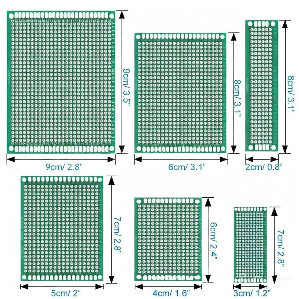Printed Protoboard Double Sided PCB Fiberglass Material Double-sided ...