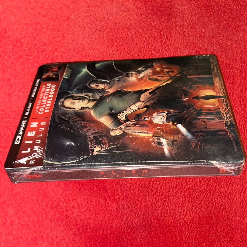 Alien Romulus STEELBOOK (4K Ultra HD Blu-Ray UHD + Blu-Ray + Digital ...