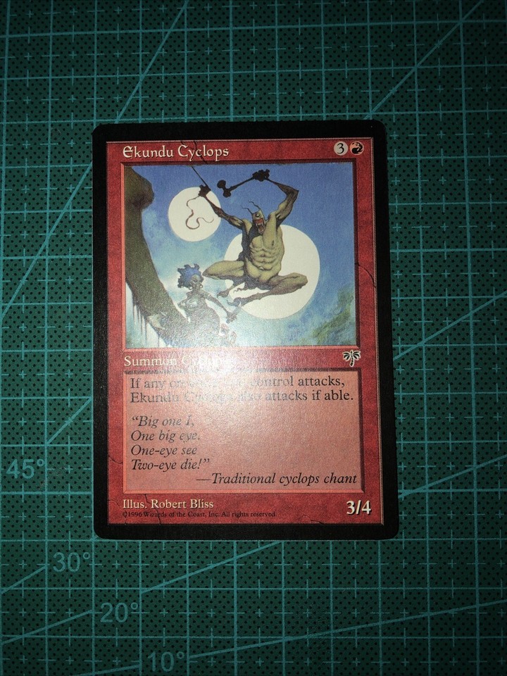 Ekundu Cyclops Mirage 1996 Magic the Gathering MTG Unplayed [NM+/M] | eBay