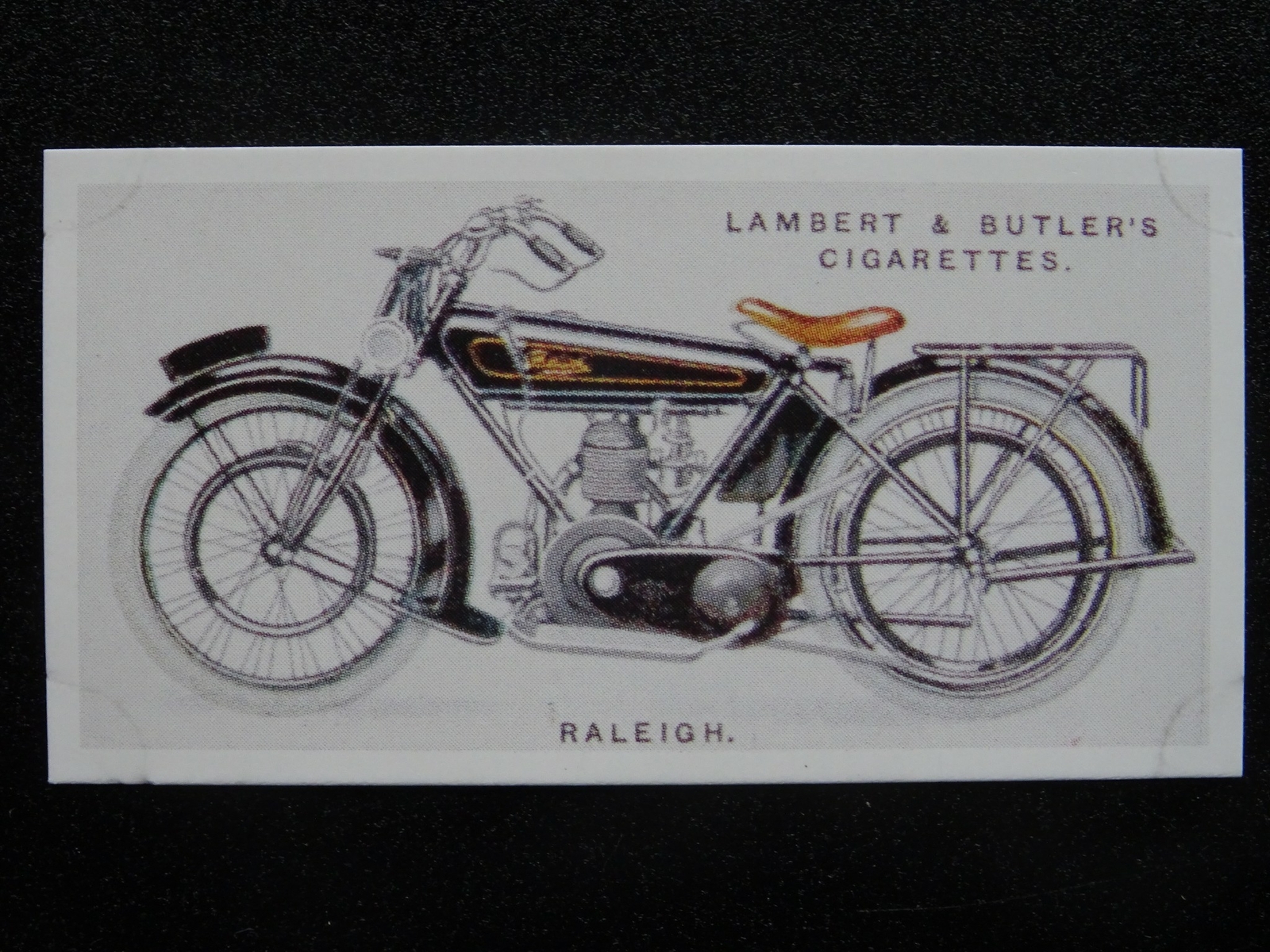No.40 RALEIGH Motor Cycles REPRO by Lambert & Butler 1923 | eBay UK
