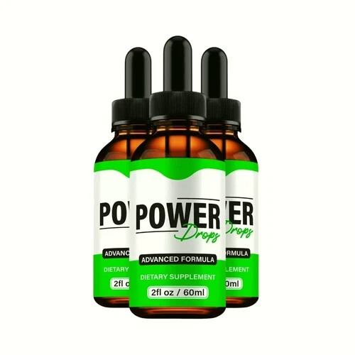 3-Pack Power Drops – PowerDrops Extra Strength All Natural Organic ...