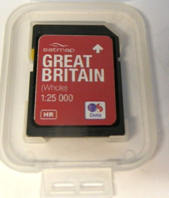 Satmap Map Card - OS Great Britain 1:25K For Active 10 & 12, GPS Not ...