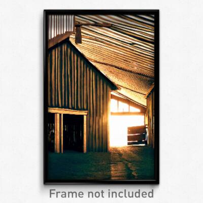 Pixel Art Poster - Old Fashioned Barn (8 Bit Psychedelic Video Game ...