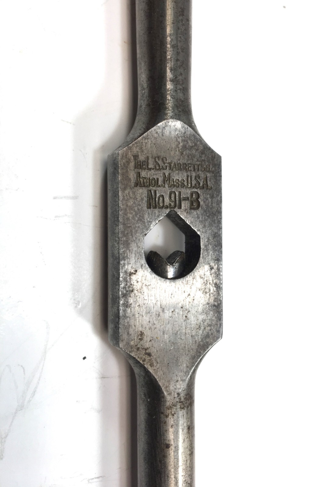 Starrett No. 91B T-Handle Tap Wrench 3/16-1/2" Capacity Tap USA ...