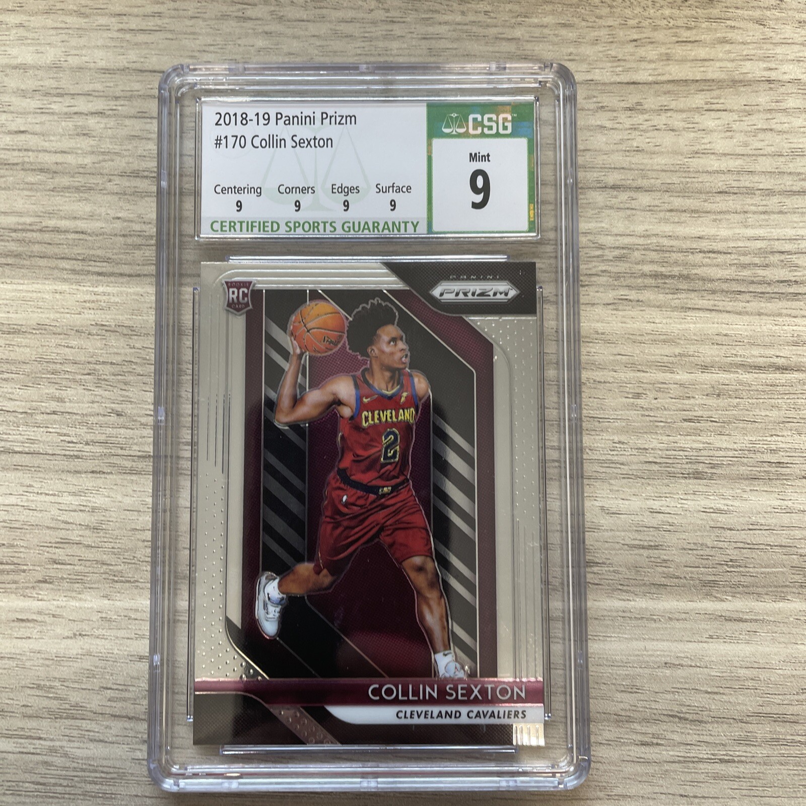 2018 Panini Prizm Collin Sexton Cleveland Cavs Rookie RC Card #170 CSG ...