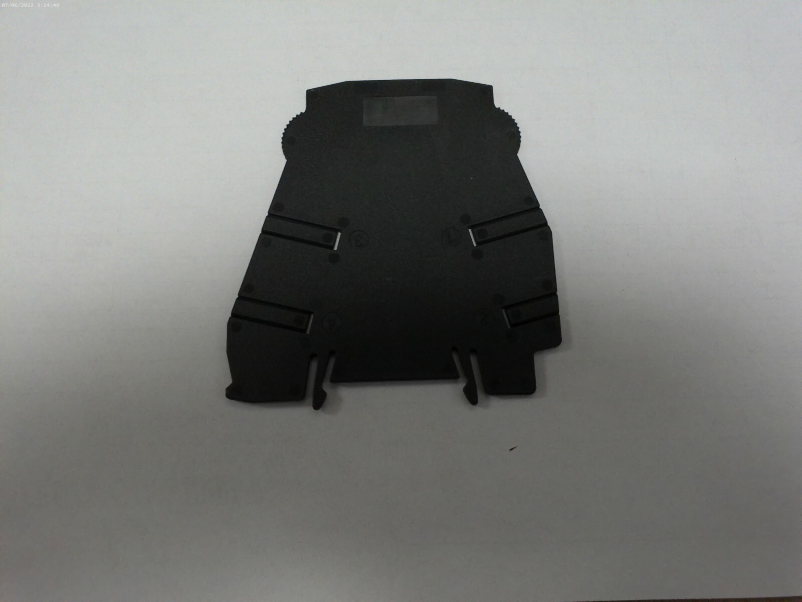 PHOENIX CONTACT PA66-FR TERMINAL END PLATES BLACK DIN RAIL MOUNT | eBay