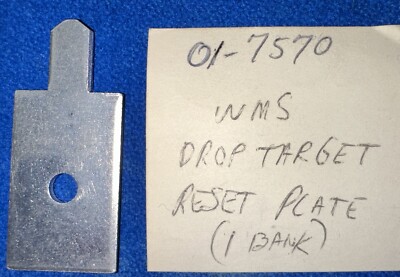 Williams Pinball Part: Single Drop Target Reset Plate 01-7570 (Round ...