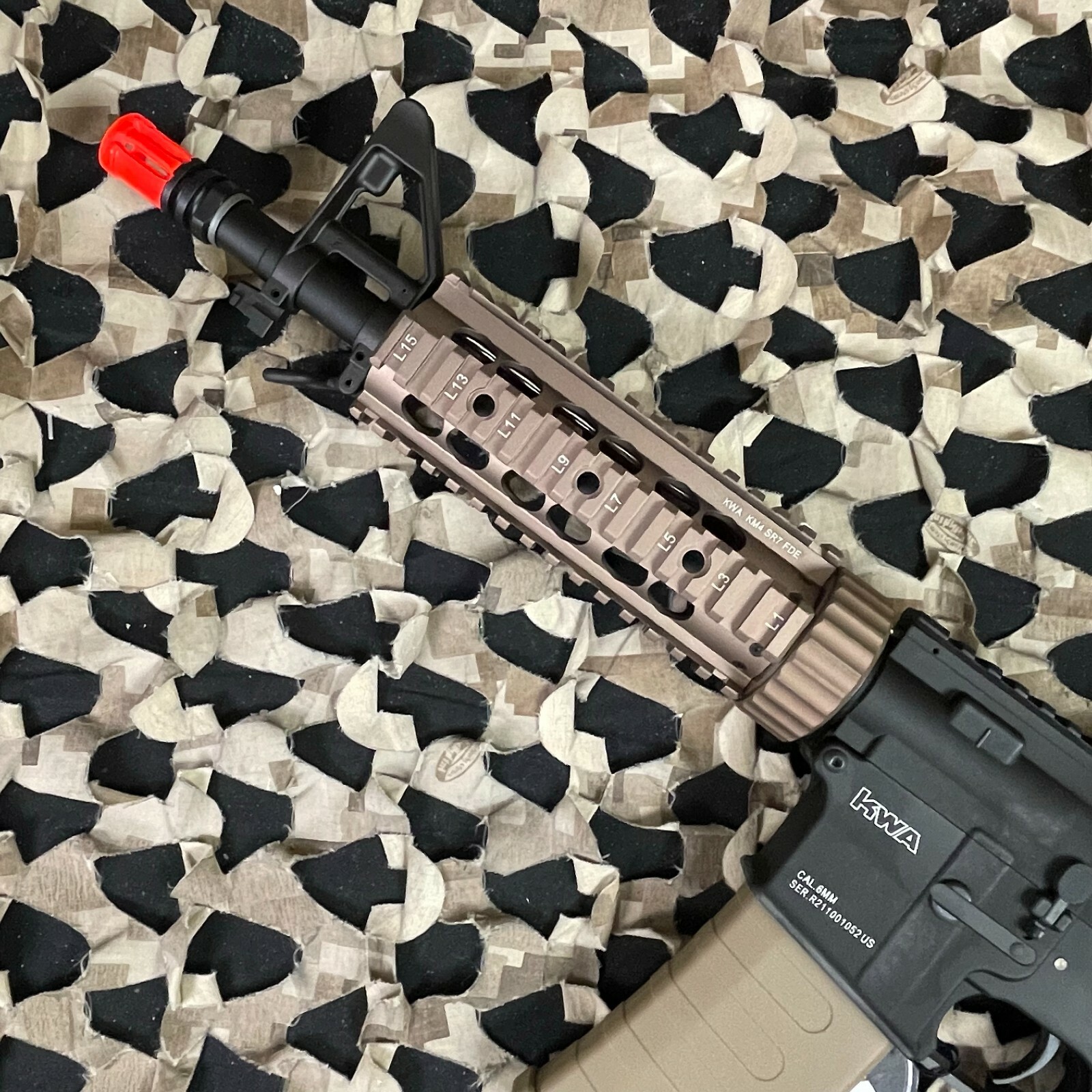 NEW KWA KM4 SR7 AEG Airsoft Gun - FDE | eBay