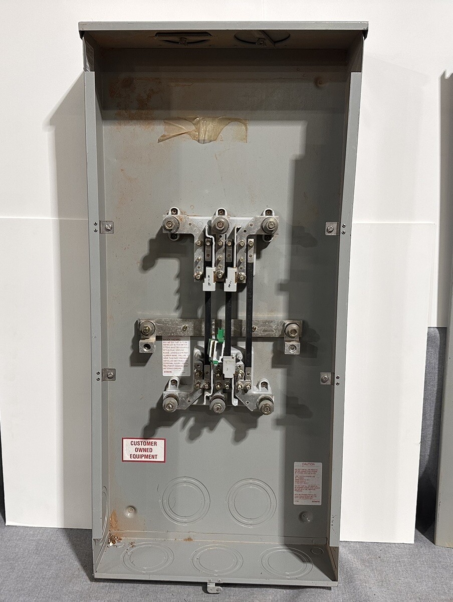 LANDIS & GYR Meter Can K7 9817-9526 600VAC 600A 3-Phase 3R READ DESC ...