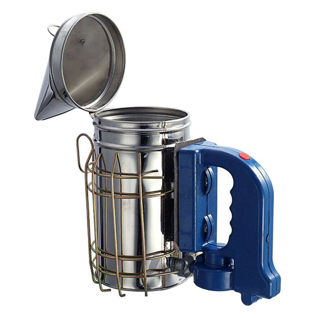 New Electric Bee Smoker Stainless Steel Beekeeping Tools Equipment BS ...