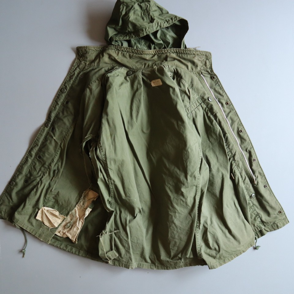 Vtg 60s US Army M65 Field Jacket Coat Green Small Military Vietnam OG ...