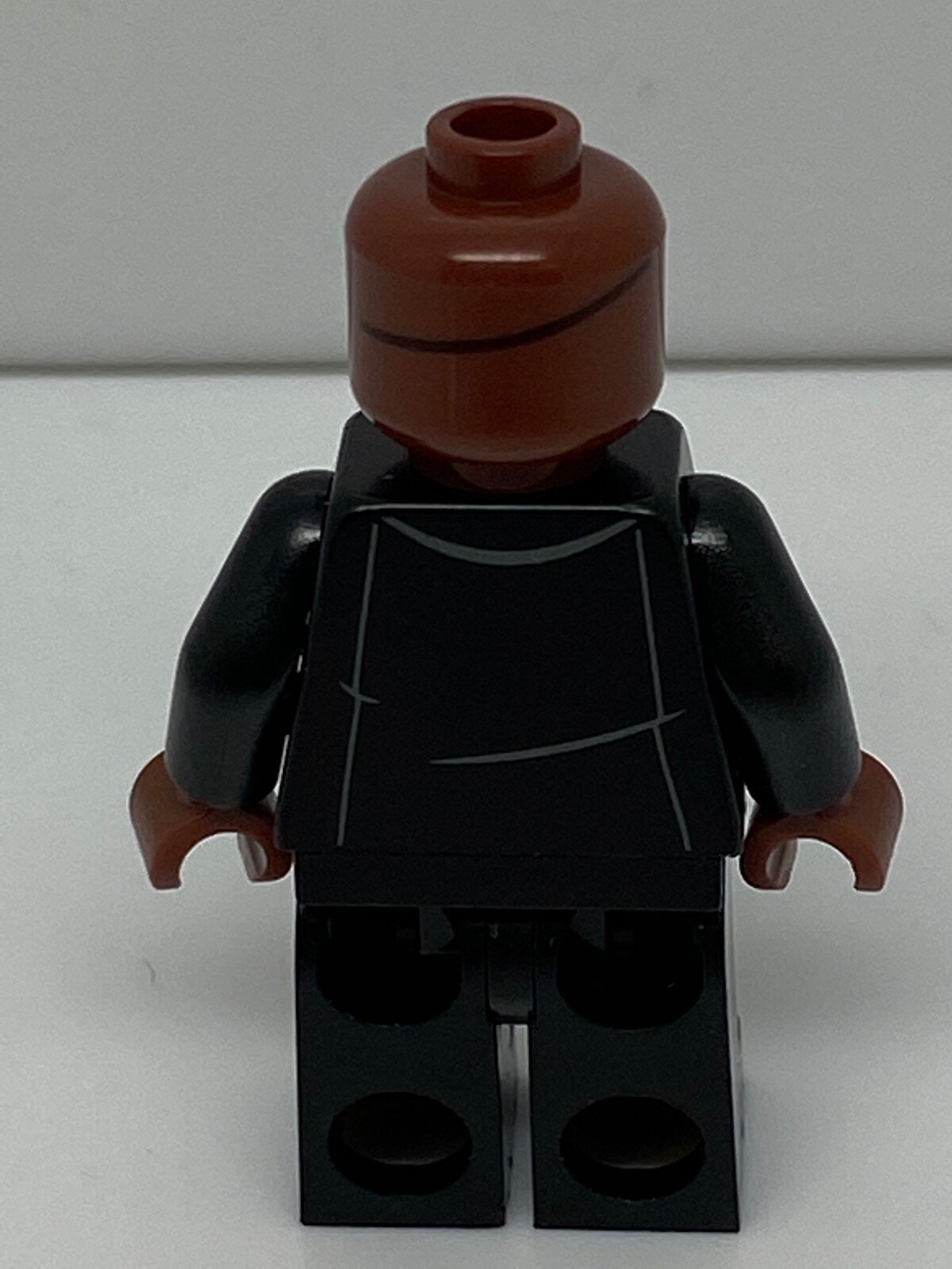 Lego Superhero Nick Fury - Gray Sweater and Black Trench Coat 76130 | eBay