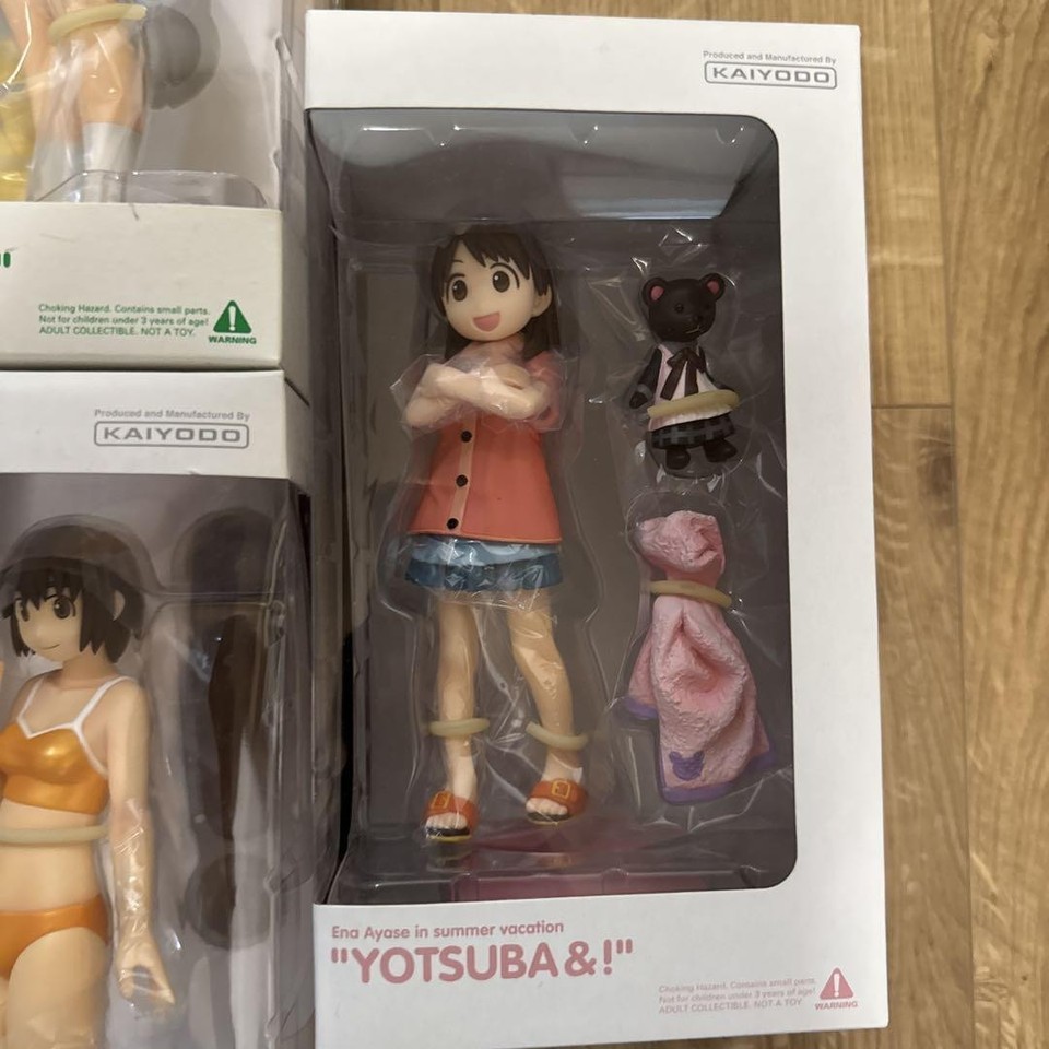 Yotsuba & Fuuka Figure Set 4 Yotsuba, 2 Fuka WonF Limited Sealed | eBay