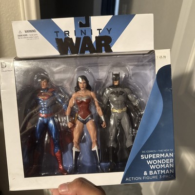 DC Collectibles Trinity War Superman Wonder Woman Batman 6" Action ...