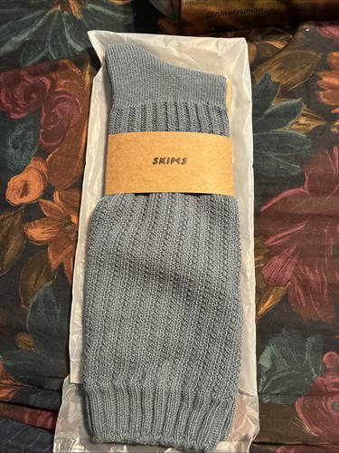 SKIMS NWT- Slouch Ribbed Sock in Kyanite | eBay