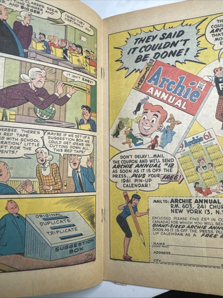 ARCHIE'S JOKE BOOK 48 (1960) Veronica Innuendo Cover; READER | eBay