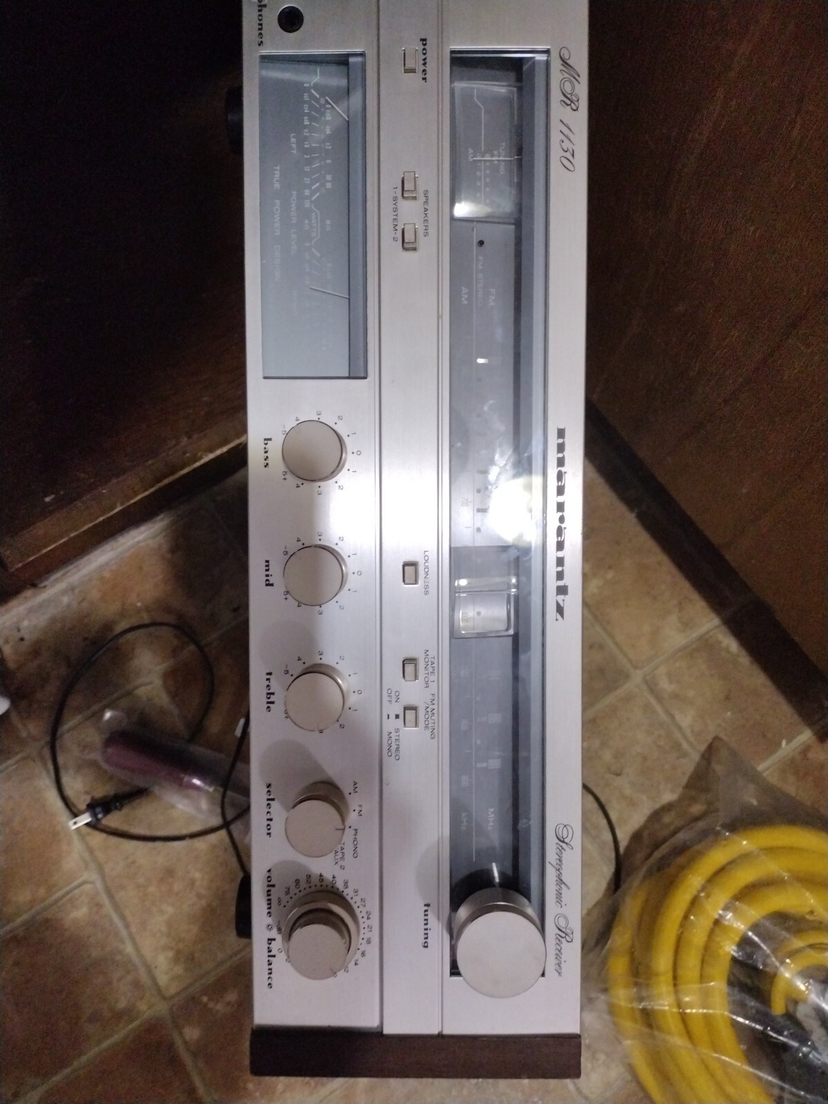 Vintage: MARANTZ "1130" ~ Silver Face Stereo Receiver | eBay