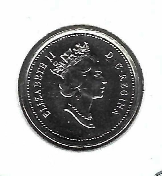 1993 Canadian Brilliant Uncirculated QEII & Schooner 10 Cent Coin! | eBay