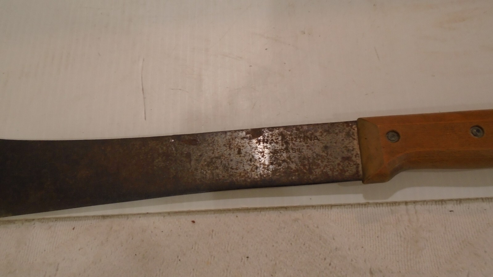 vintage TRAMONTINA Genuine Traditional Steel Bush Machete MADE IN ...