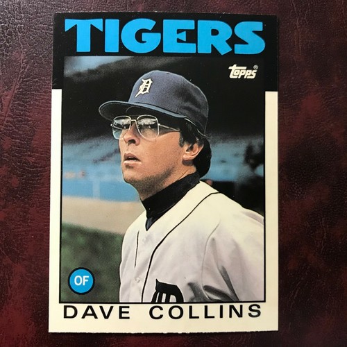 1986 Topps TIFFANY Traded Set DAVE COLLINS #27T TIGERS *MINT* *HIGH ...