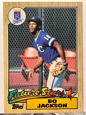 ⚾️ ROOKIE ⚾️ 1987 TOPPS - BO JACKSON, Royals, Card #170 - Baseball, NM ...