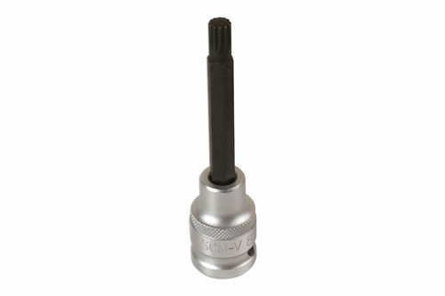 M8 SPLINE BIT SOCKET BIT 100mm LONG 1/2 DRIVE - SPLIT RIM SOCKET LL ...