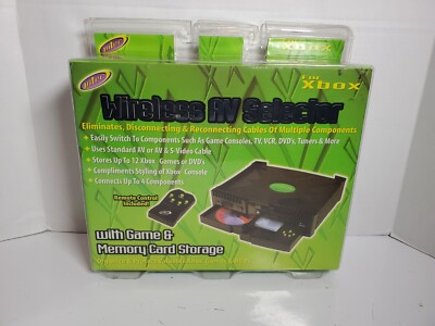 NEW Intec Wireless AV Selector For Original Xbox - Factory Sealed | eBay
