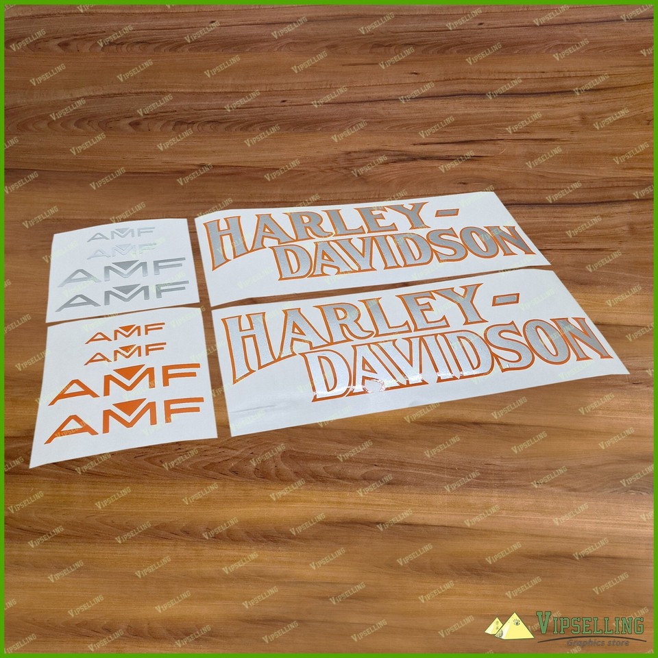 AMF LOW RIDER Harley-Davidson FXLR FXEF FXE Gas Tank Premium Decals ...