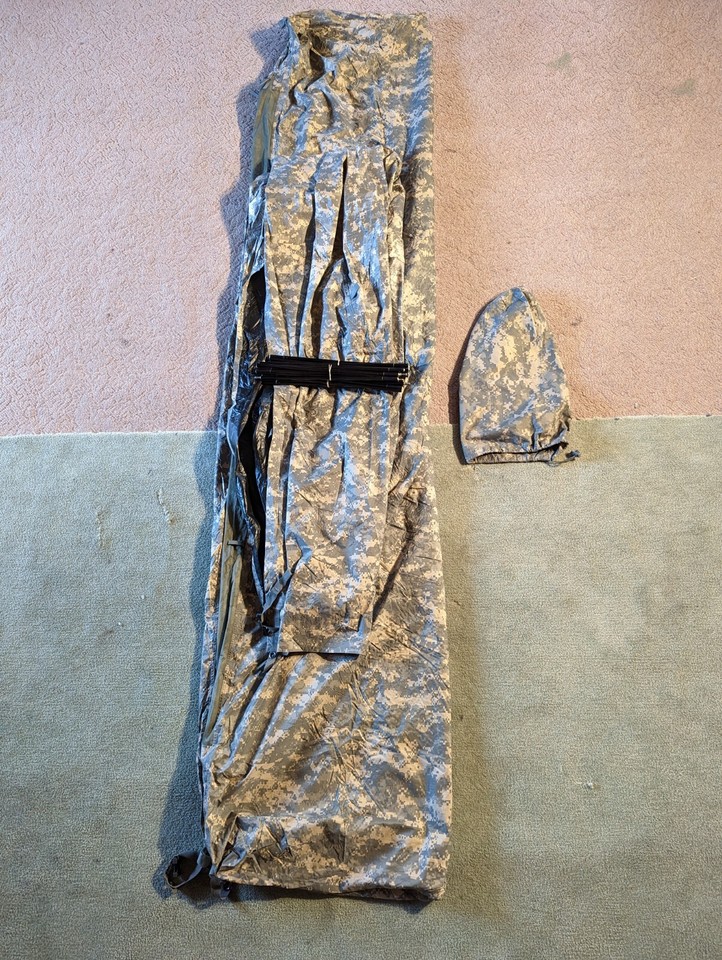 IMPROVED COMBAT SHELTER USGI US MILITARY SURPLUS ORC ACU ICS ONE MAN ...
