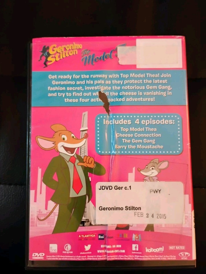 Geronimo Stilton: Top Model Thea [DVD] Ex Library Copy 741952787297 | eBay