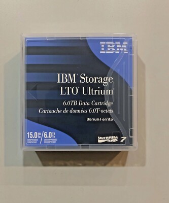 IBM LTO-7 ULTRIUM Tape Cartridge #38L7302 Data Storage - Brand New | eBay