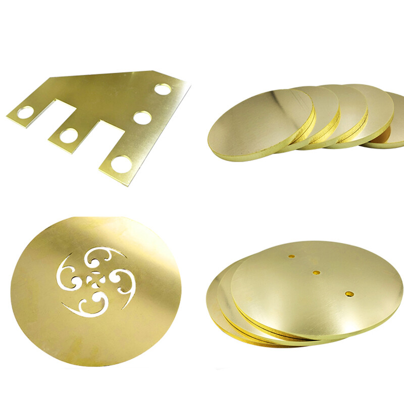 2" 4" 6" 8" Round Brass Disc Sheet Cycle Blank Discs Thick 0.8-3.0mm ...
