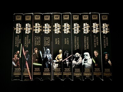 Star Wars™ PREQUEL & CLASSIC Episodes I - VI Final Release VINTAGE VHS ...