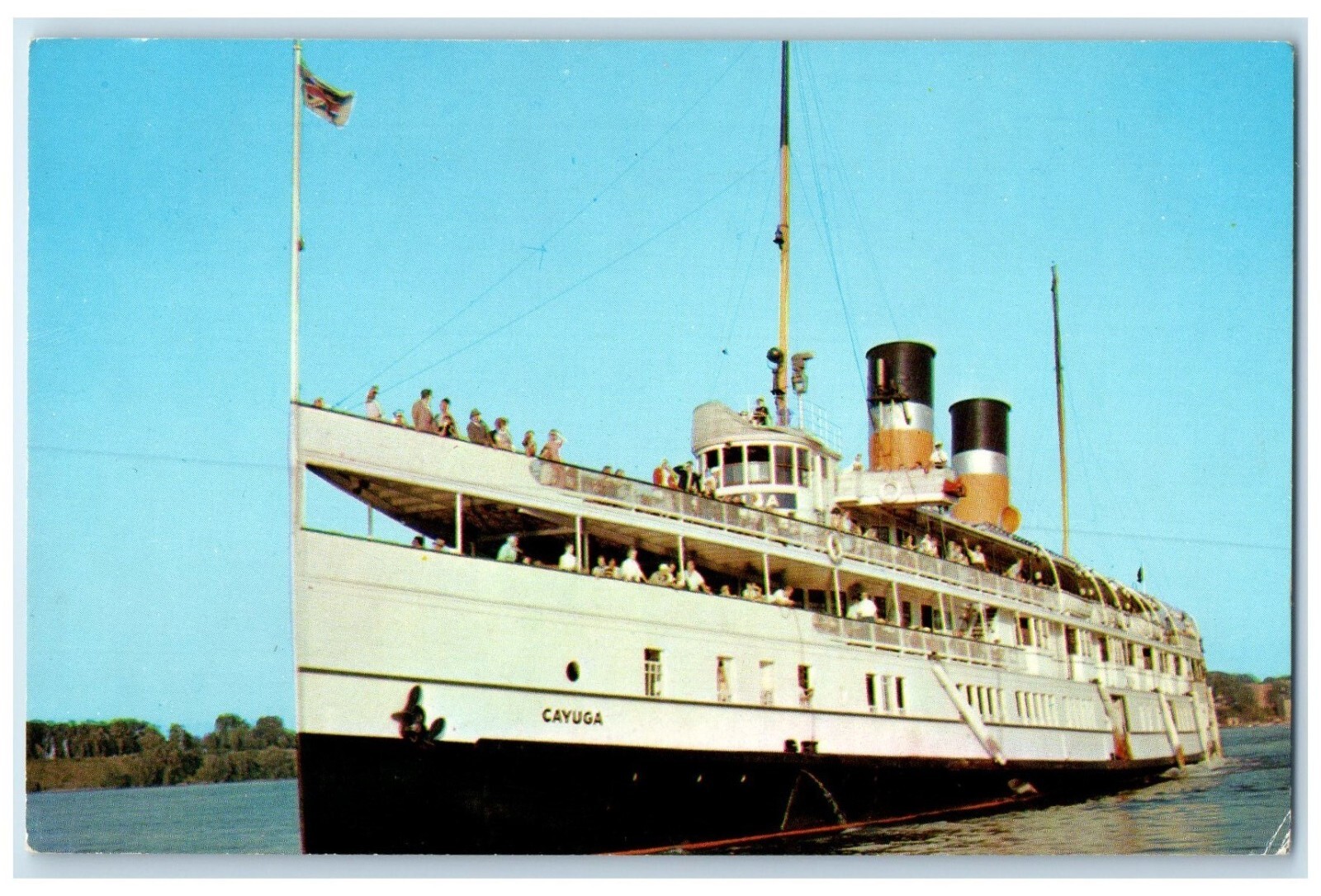 c1950's View of S.S. Cayuga with Lots of Passengers Toronto Canada ...