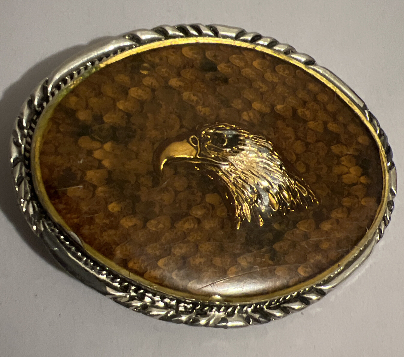 Vintage SSI Diamondback Rattler Hand Crafted USA Belt… - Gem