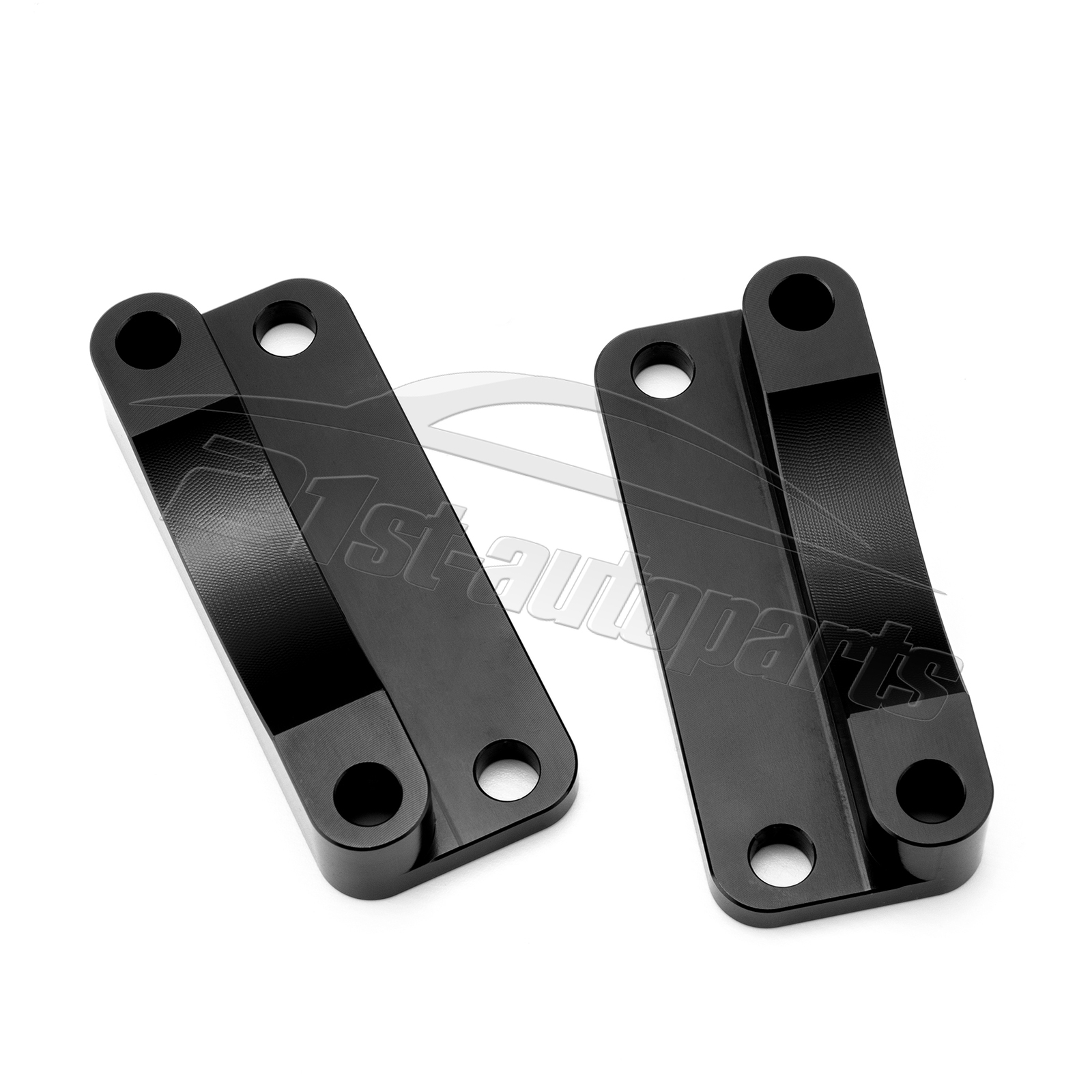 Black Front 21" Tire Fender Relocator Riser Kit For Harley Road Street ...