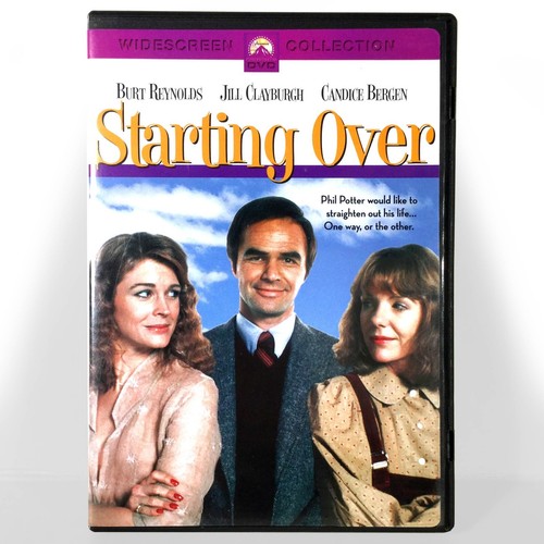 Starting Over (DVD, 1979, Widescreen) Like New ! Burt Reynolds Candice ...