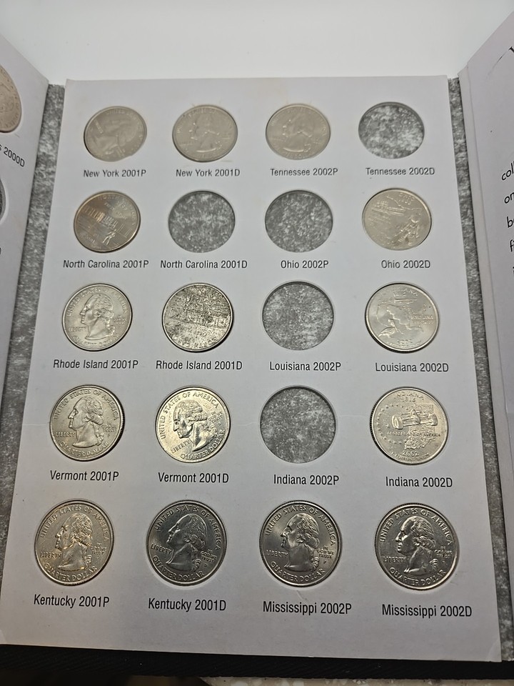 Harris Washington State Quarters Collection Vol #1 1999-2003 Coin ...