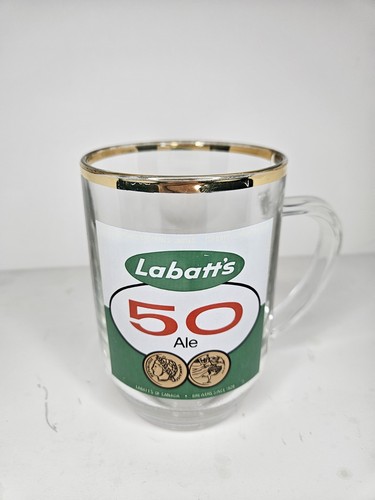 Vintage Labatt 50 Ale Glass Beer Mug | eBay