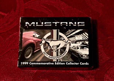 New Sealed 1999 Mustang Commemorative Edition Collector Cards 35th ...