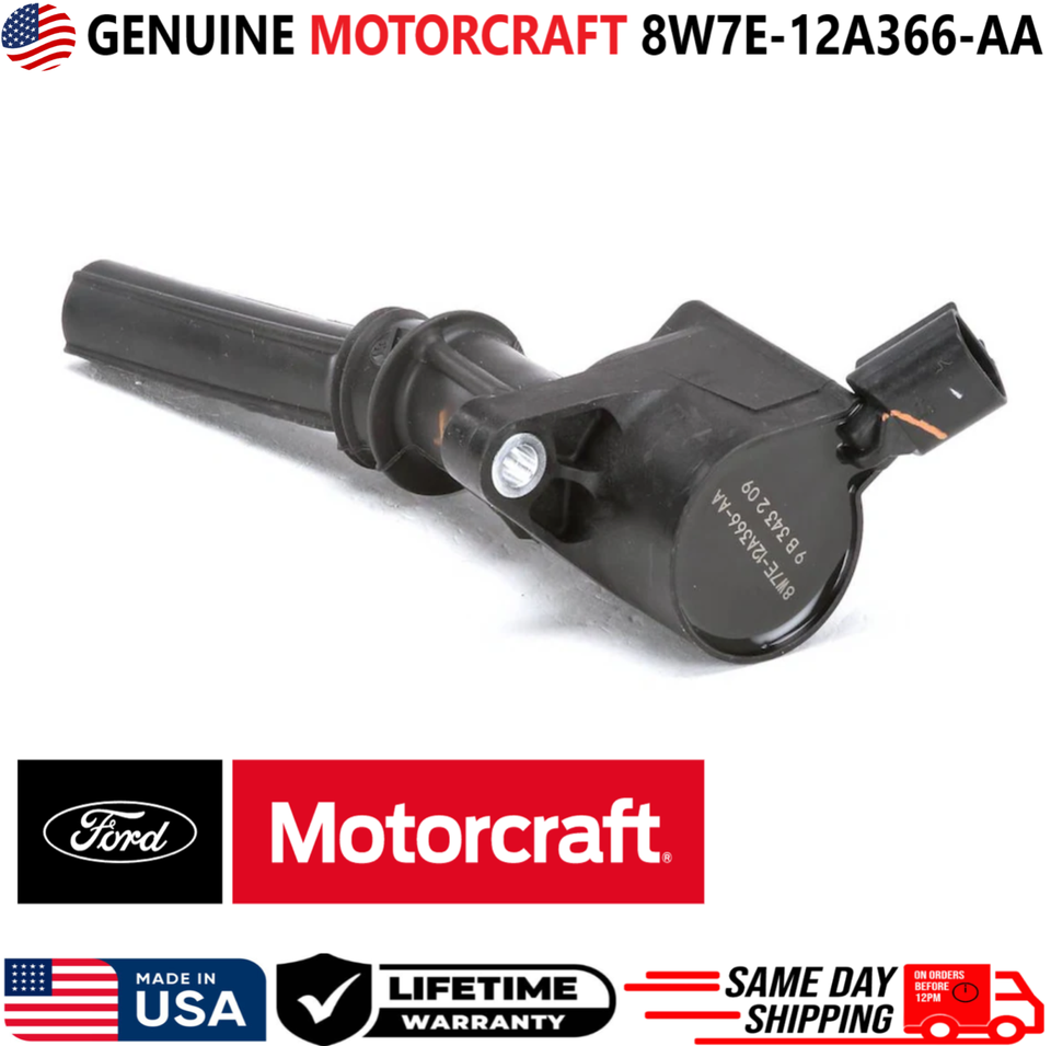 OEM MOTORCRAFT Ignition Coils For 1997-2011 Ford Lincoln Mercury, 8W7E ...
