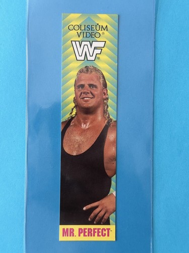 Mr Perfect 1993 WWF Coliseum Video Book Mark | eBay