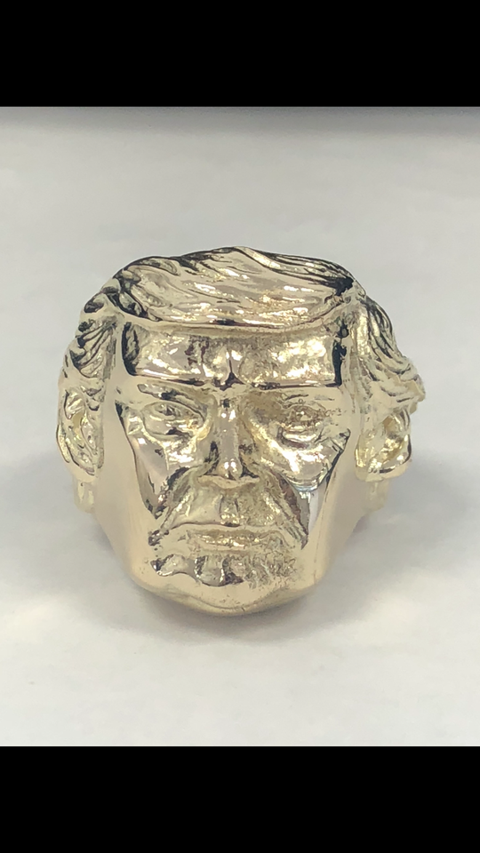 President Trump Ring 999 Fine Silver Made In USA FREE Sizing 14kt 18kt ...